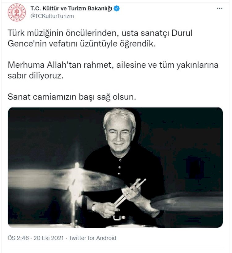 Müzisyen Durul Gence hayatını kaybetti