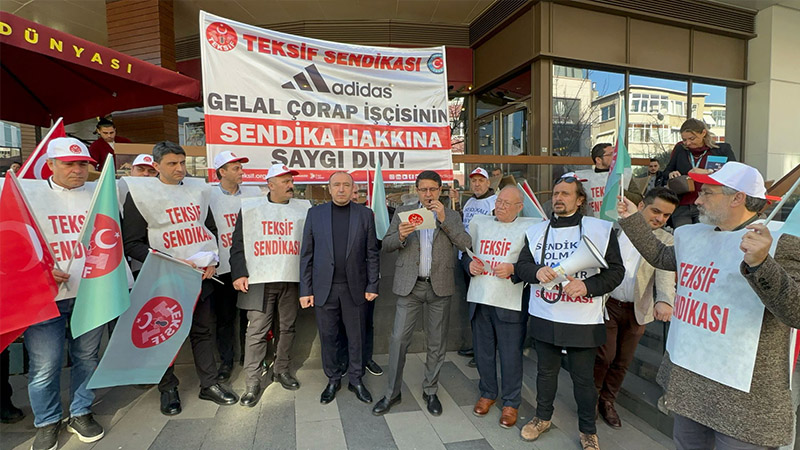Sendikadan Adidas'a uyarı: Baskı ve tehditleri bırakın!