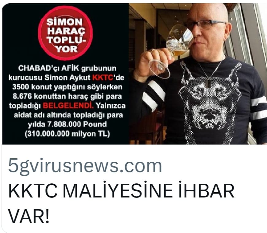 CHABAD'ın gözdesi Simon Mistriel, İskele'de egemenliğini ilan etti!